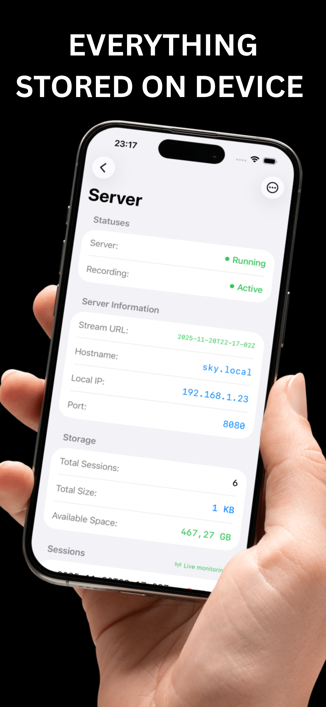 SpyScope - Turn Your iPhone into a Live Streaming Camera Server